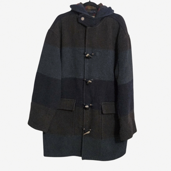 Structure | Jackets & Coats | Vintage Structure Wool Trench Pea Coat Xl ...